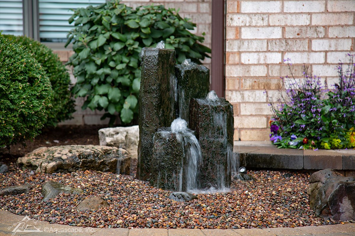 Install an Outdoor Fountain | DIY Fountain Kit, Backyard Fountain